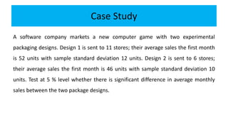 Small sample test | PPTX