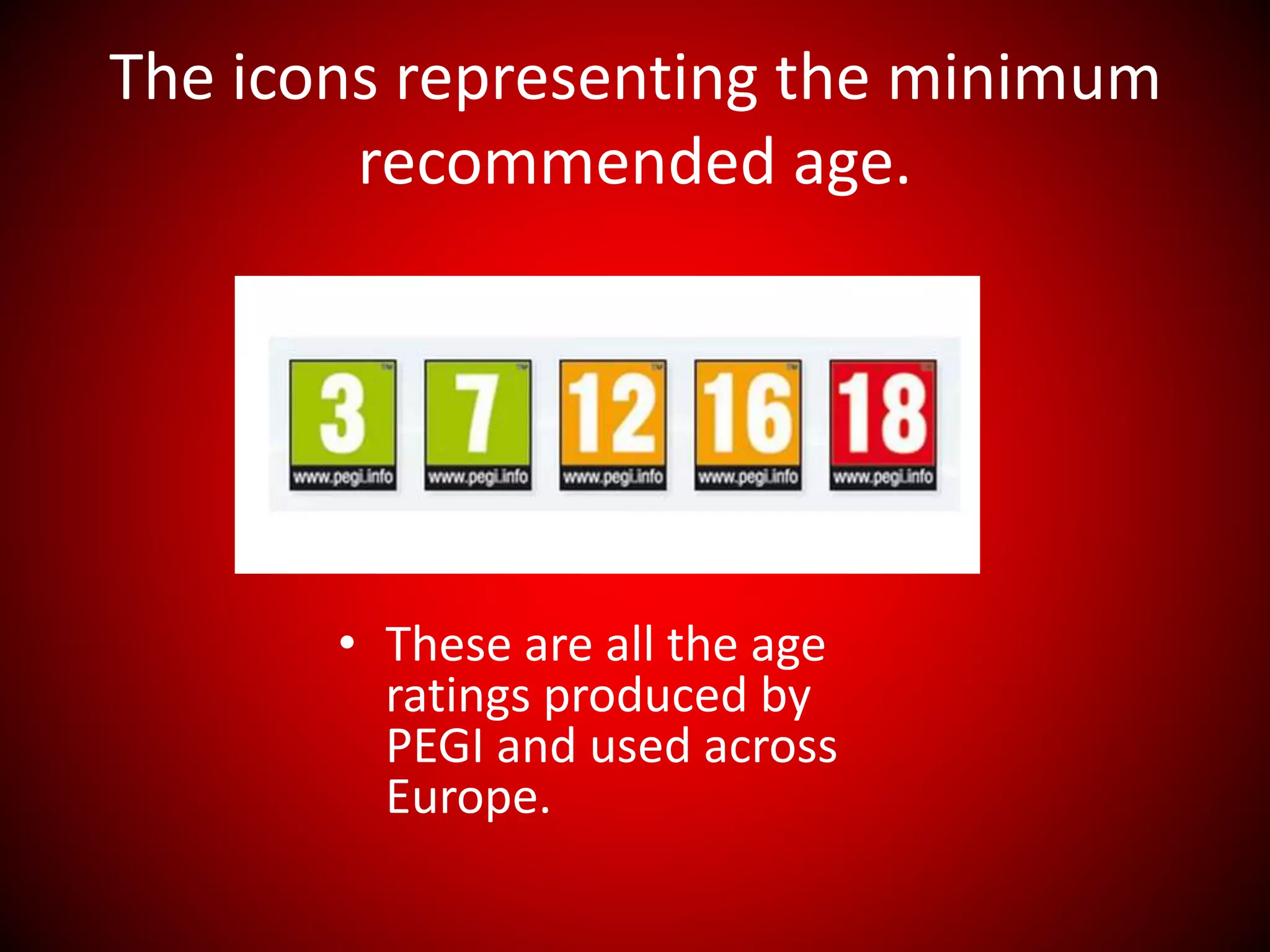 Unit 4 media audiences pegi powerpoint | PPT