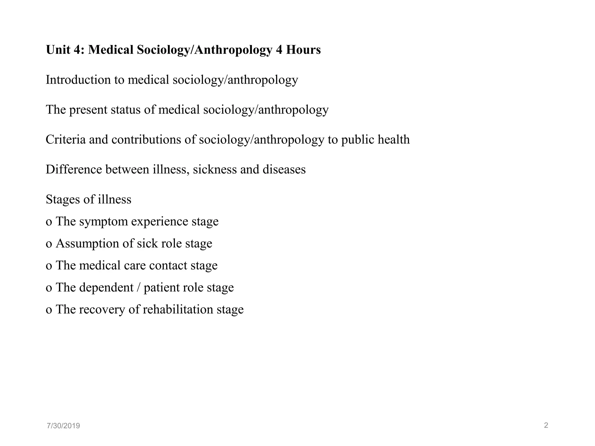 Health and diseases in different stages of human evolution | PPT