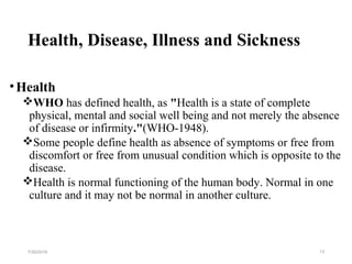 Health and diseases in different stages of human evolution | PPT