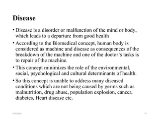 Health and diseases in different stages of human evolution | PPT