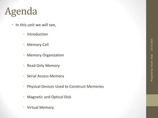Memory Organization | Computer Fundamental and Organization | PPT