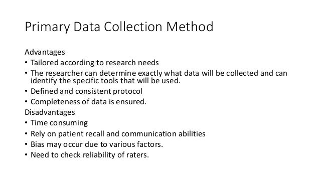 Unit 4 methods of data collection