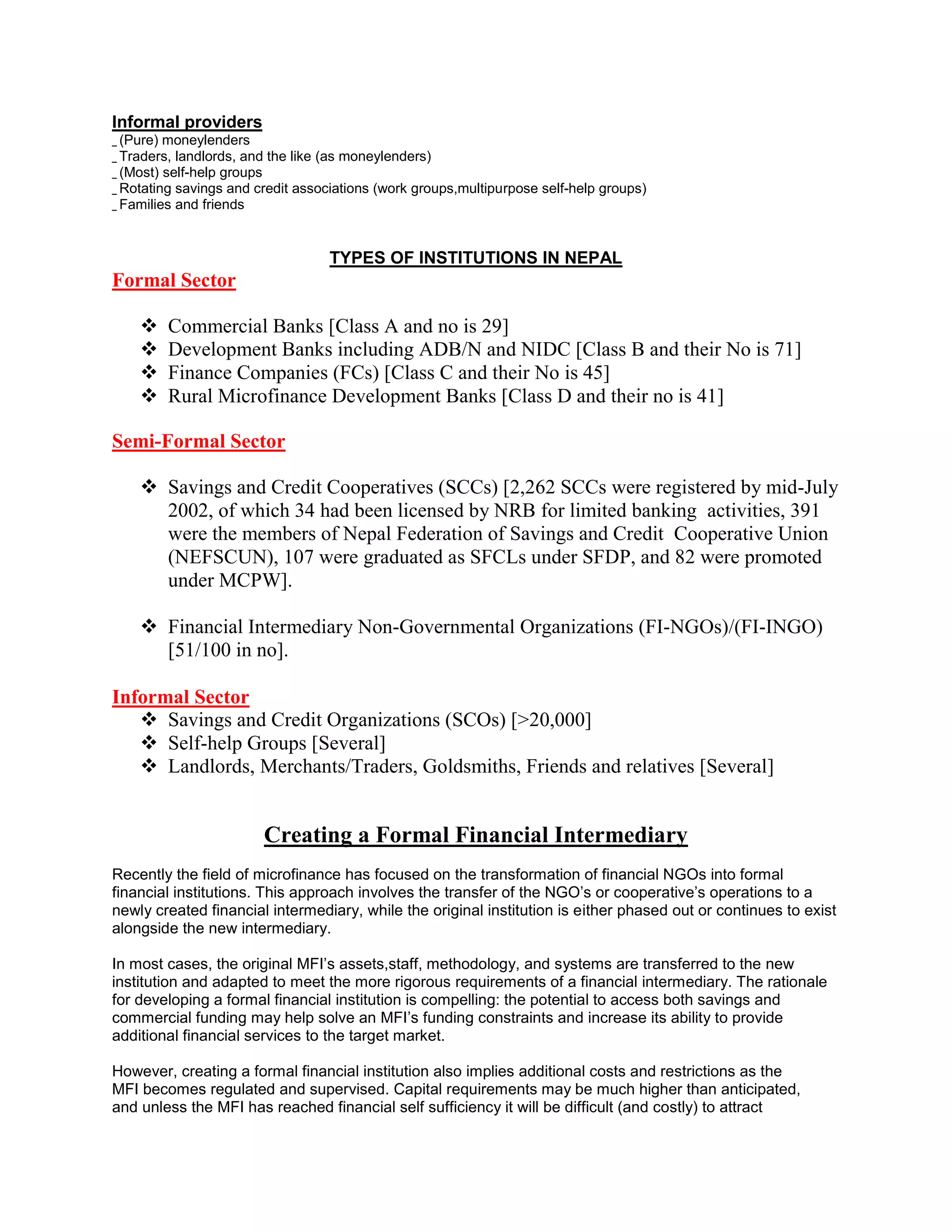 important attribute of good MFI | PDF