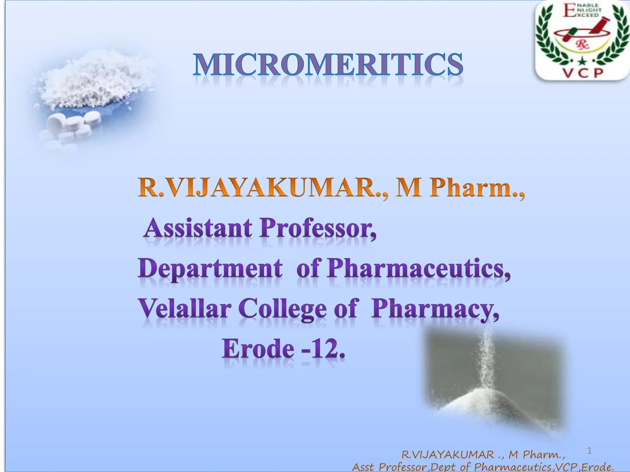 Micromeritics unit 4 physical pharmaceutics sem.4 b.pharm | PDF