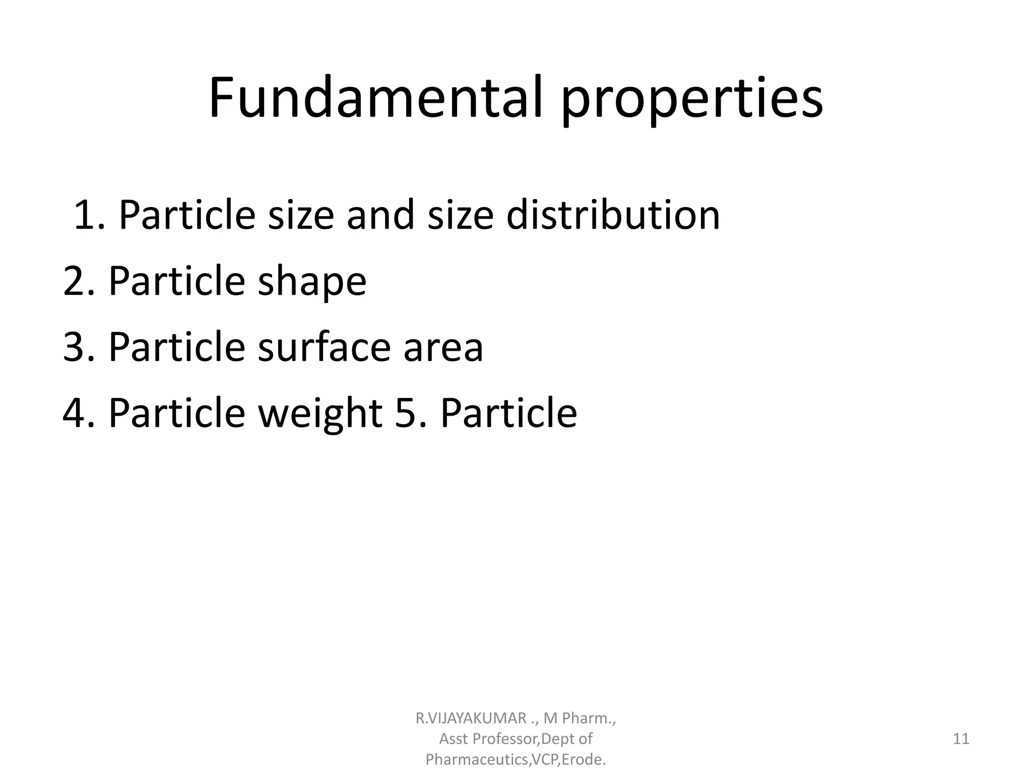 Micromeritics unit 4 physical pharmaceutics sem.4 b.pharm | PDF