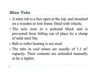 Haulage system in Mines | PDF