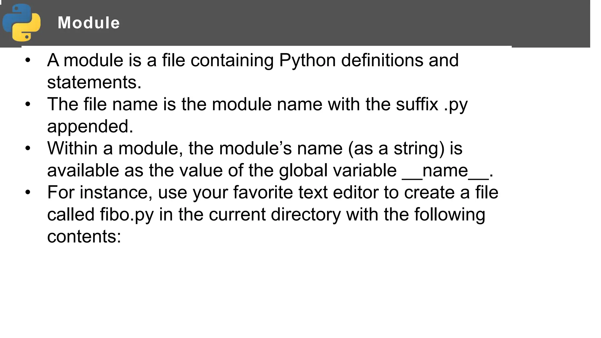 Python Modules Executing Modules As Script Pptx
