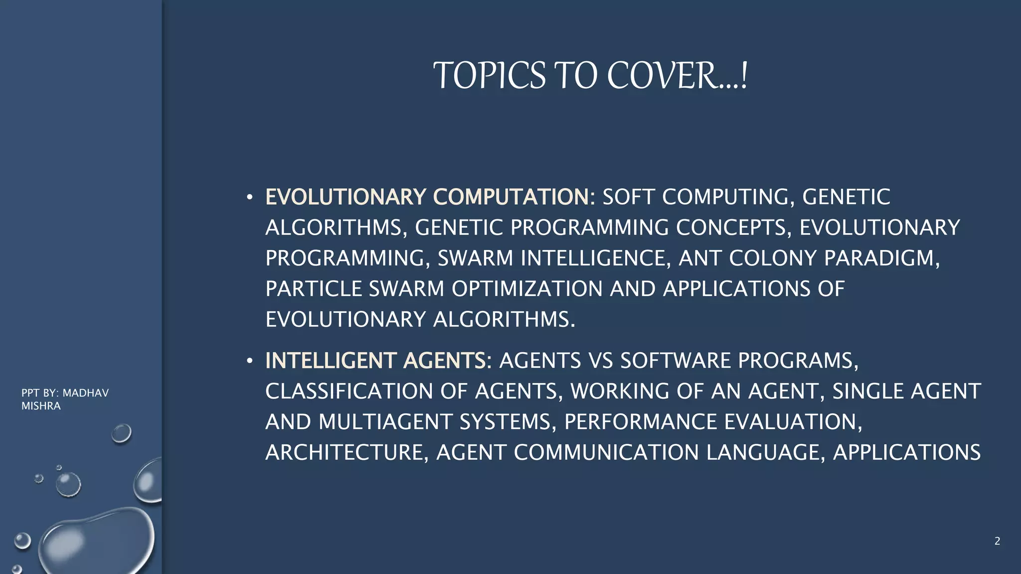 Applied Artificial Intelligence Unit 4 Semester 3 MSc IT Part 2 Mumbai University | PPTX