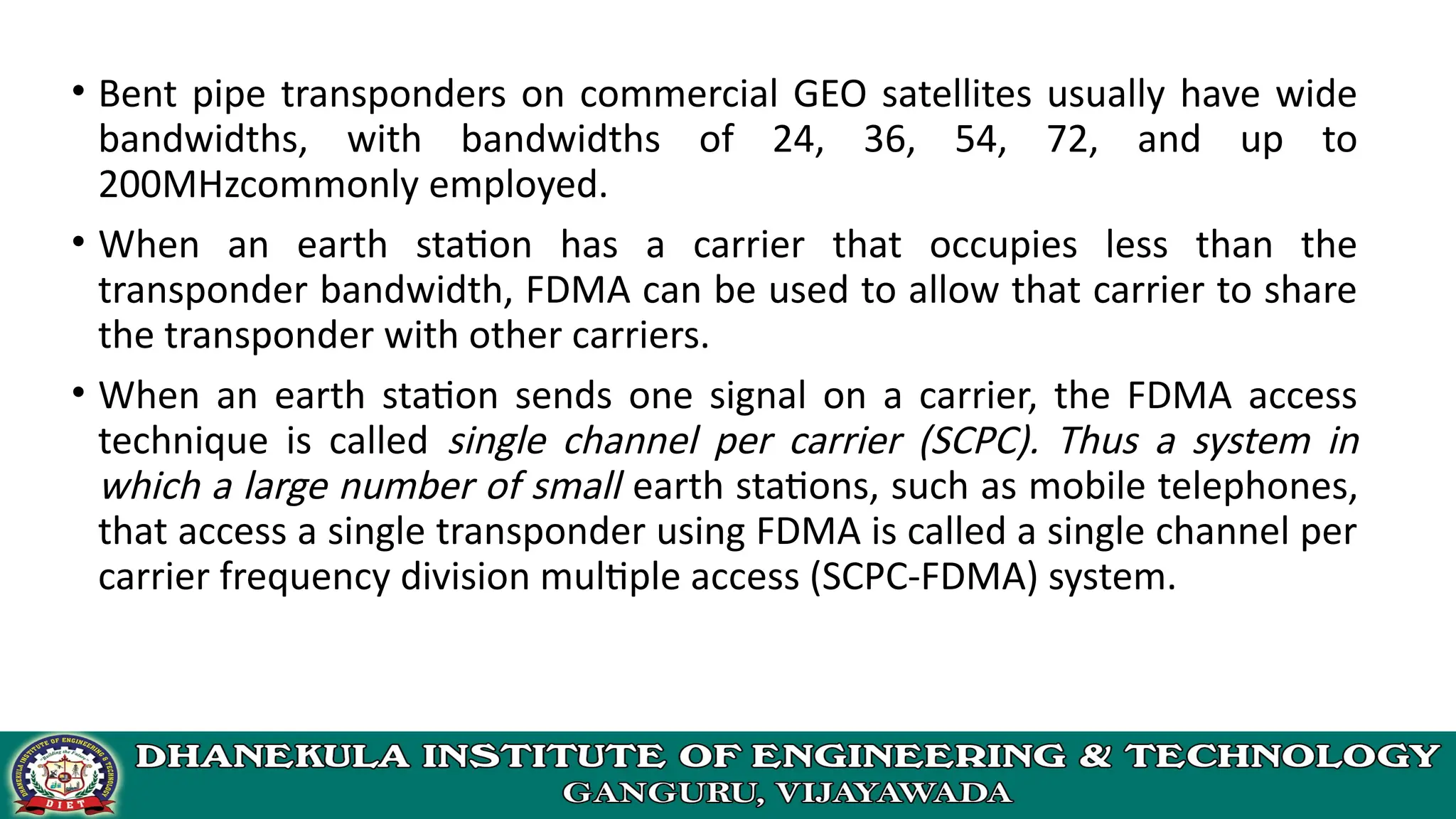 Unit 4 Multiple Access.ppt presentation for Satellite communication | PPT