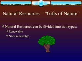 Unit 4 Natural Resources | PPT