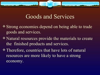 Unit 4 Natural Resources | PPT