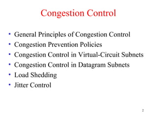 Congection control and Internet working | PPT