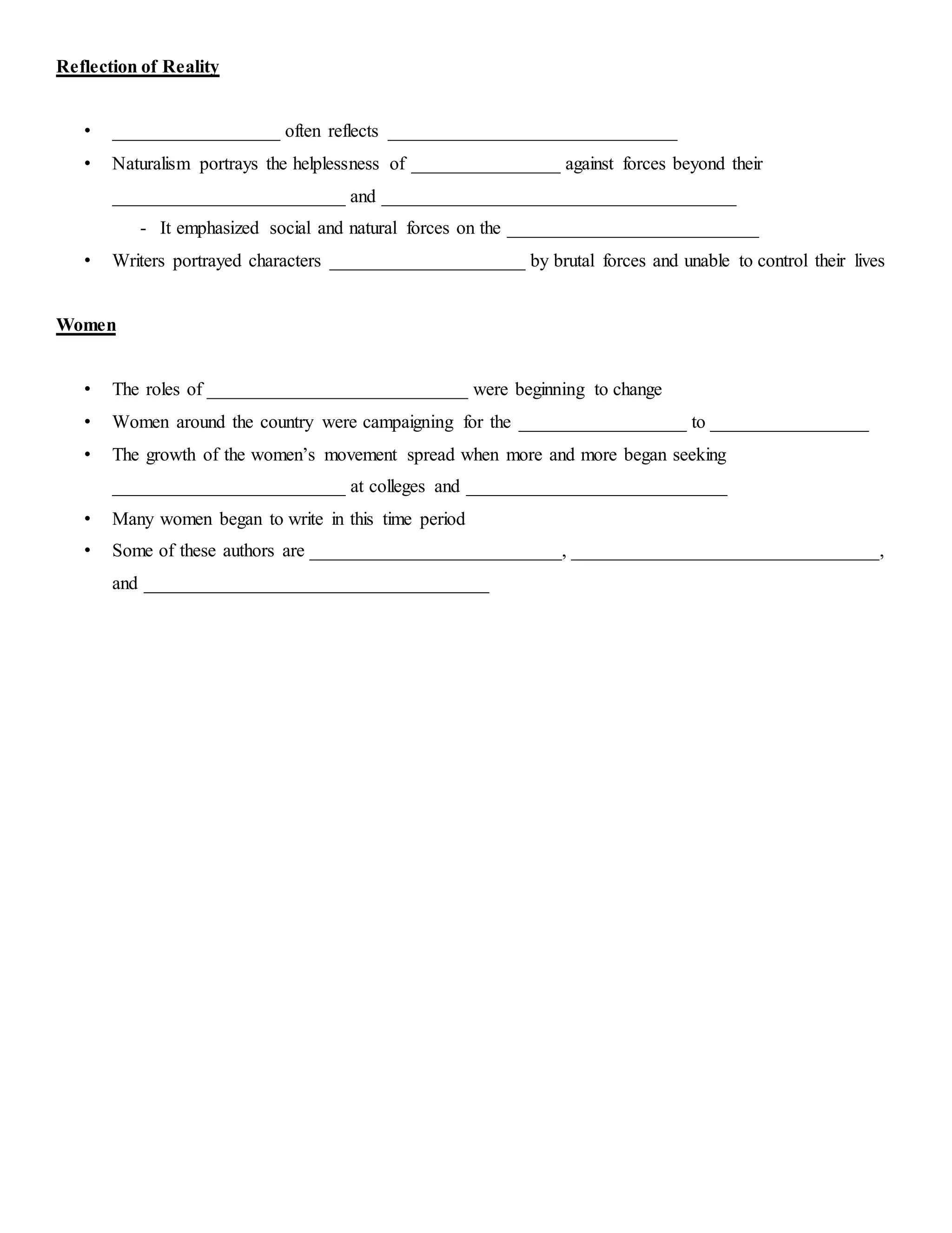 Unit 4 note handout (fill in-the-blank) | DOCX