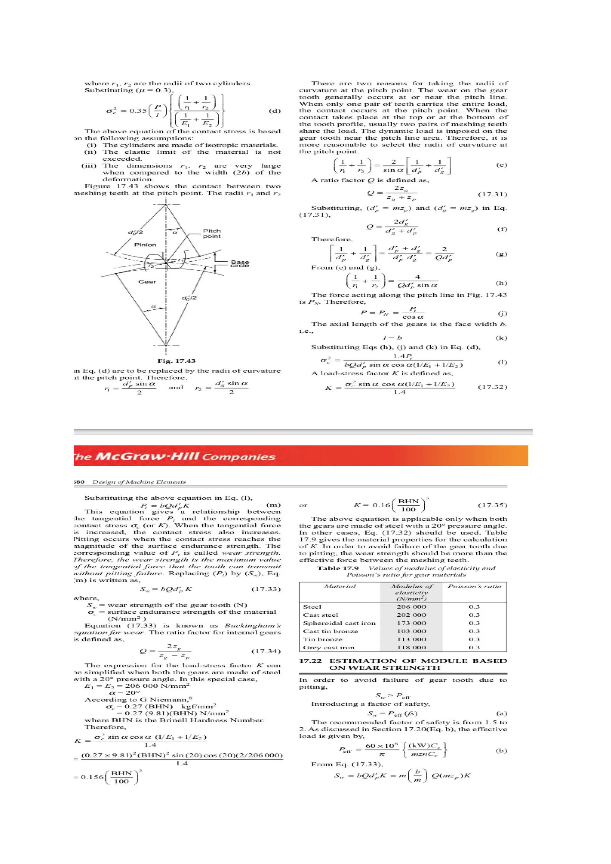 WEAR STRENGTH OF GEAR TOOTH , helical gears and belt with selection | DOCX