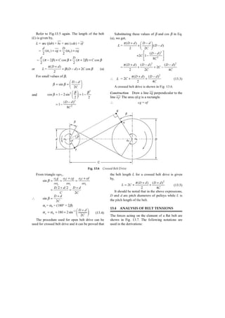 WEAR STRENGTH OF GEAR TOOTH , helical gears and belt with selection | DOCX