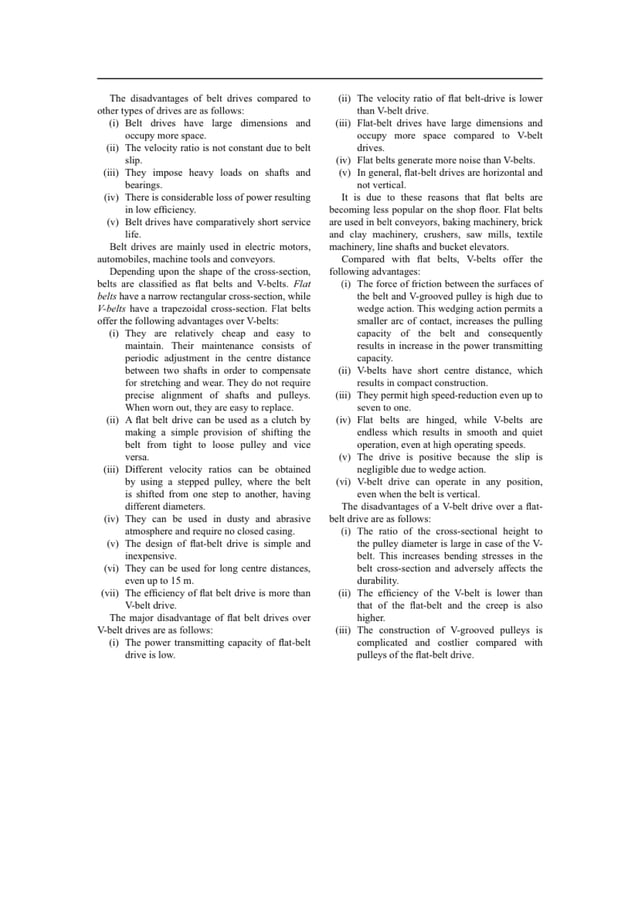 WEAR STRENGTH OF GEAR TOOTH , helical gears and belt with selection | DOCX