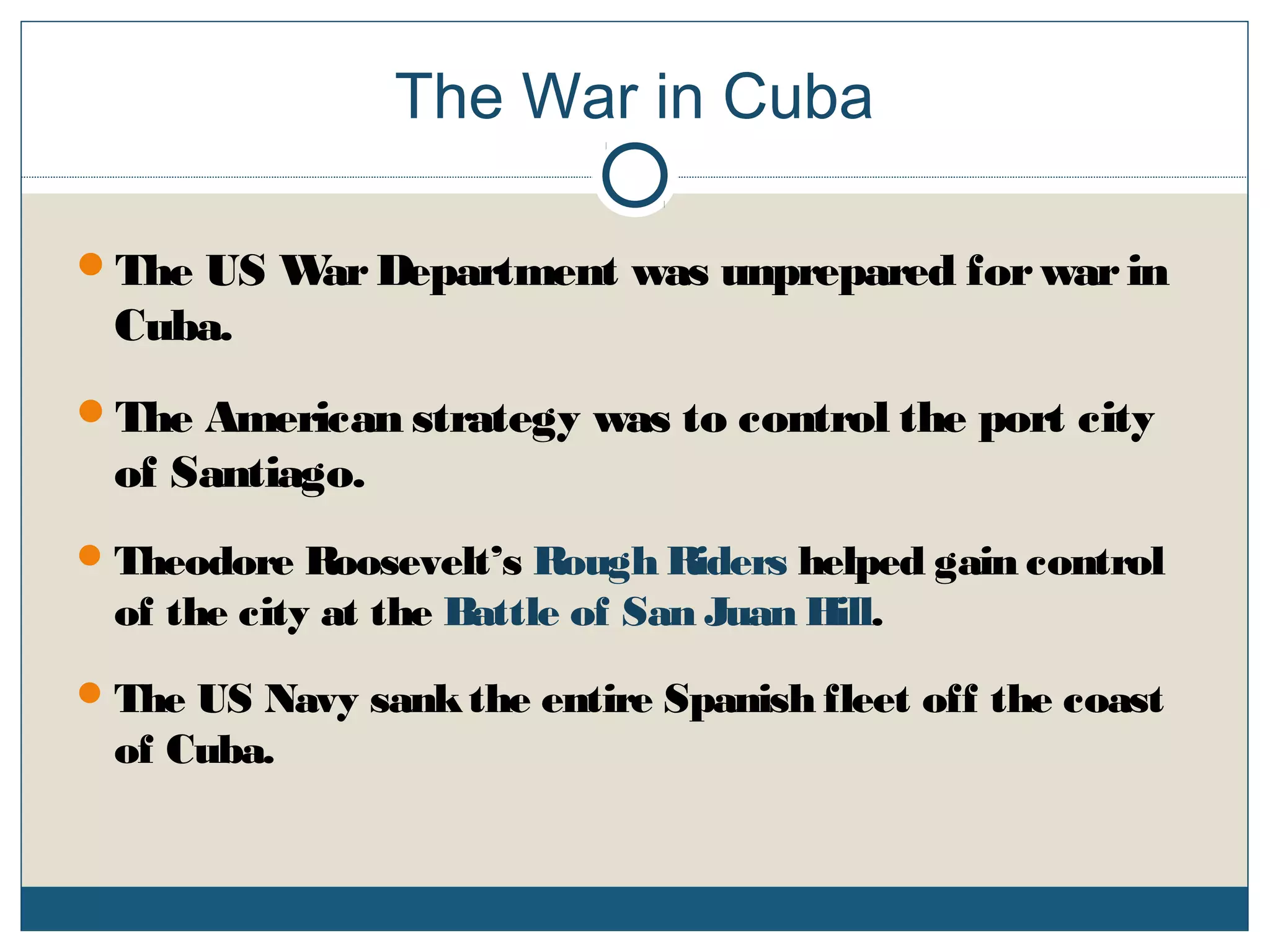 Spanish American War | PPT