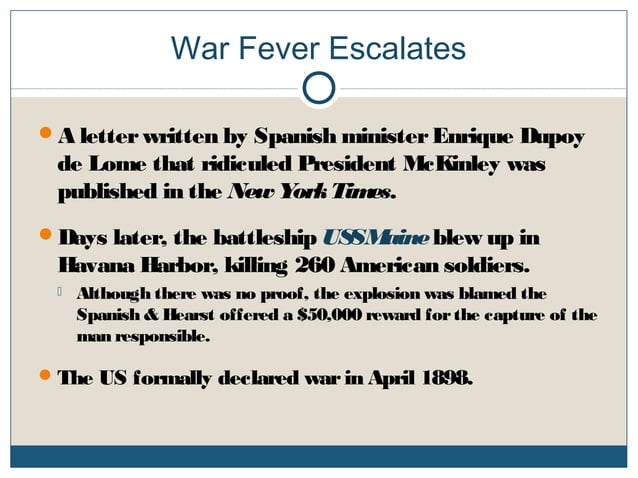 Spanish American War | PPT