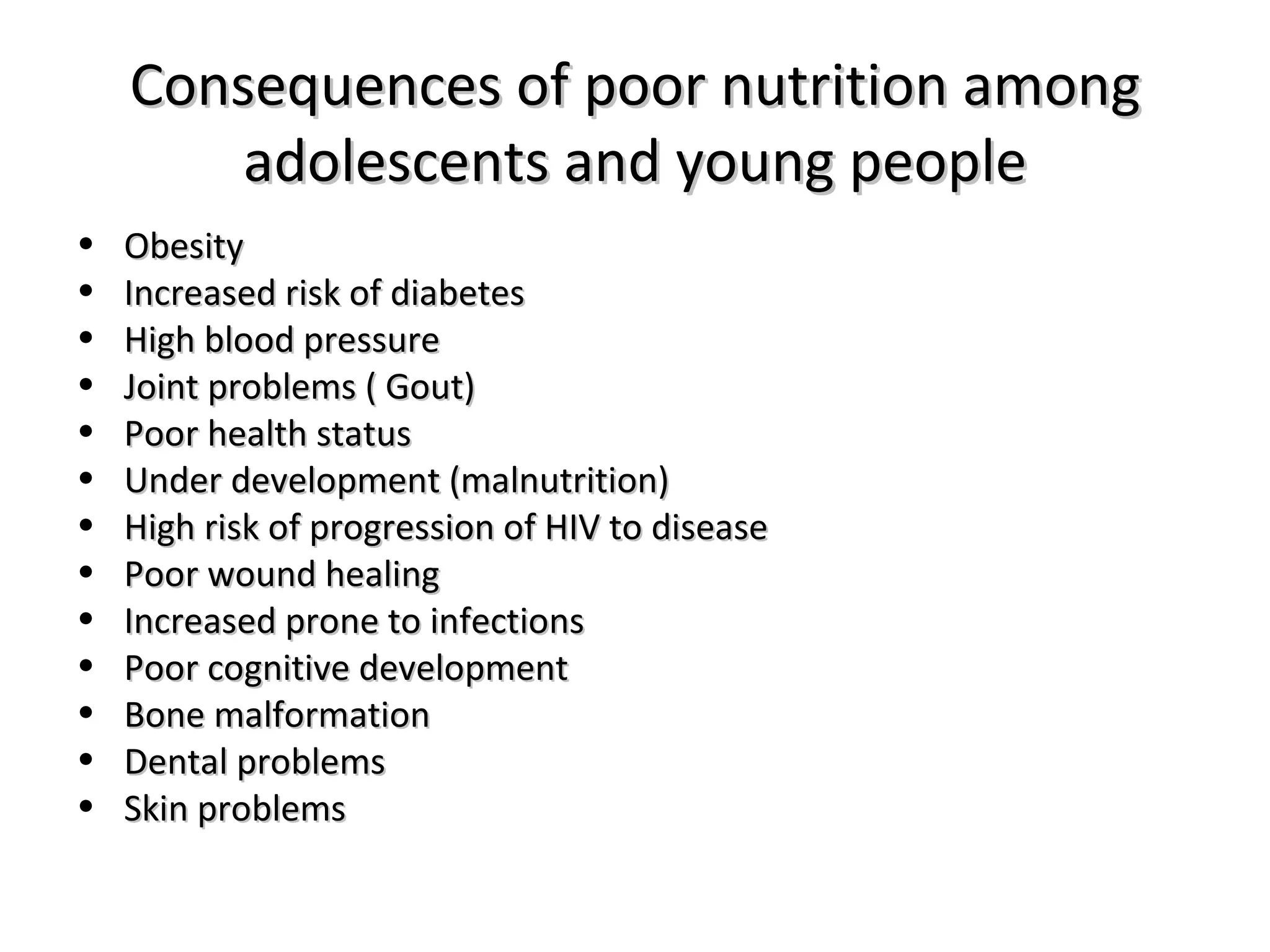 Unit 4 nutrition and young people | PPT