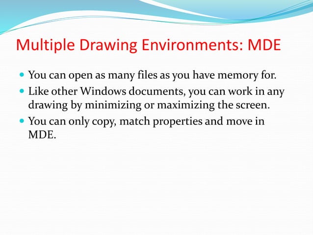CAD CAM Objective Questions & Multiple drawing environment | PPT