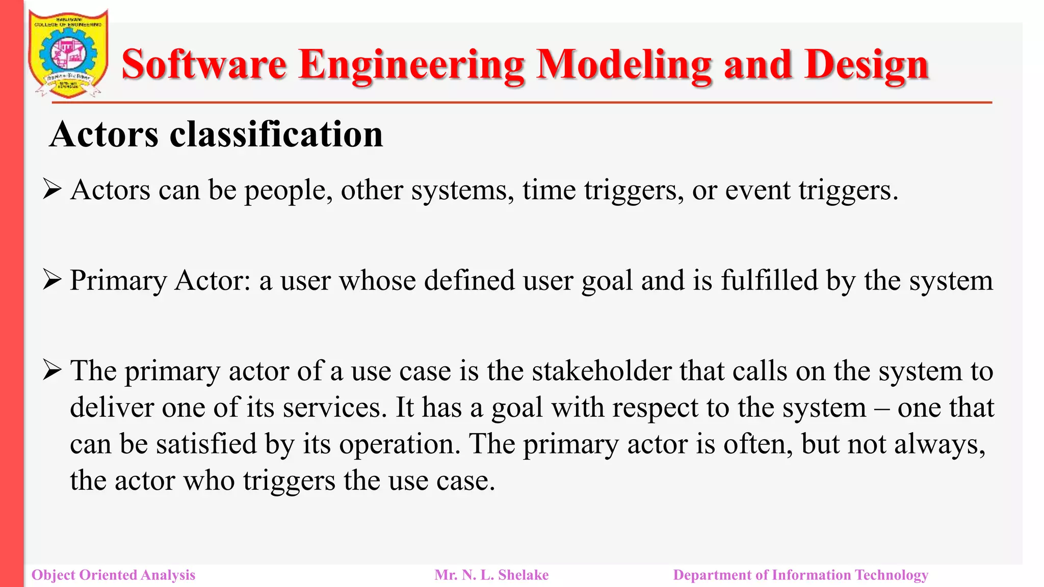 Unit 4 Object Oriented Analysis Pptx