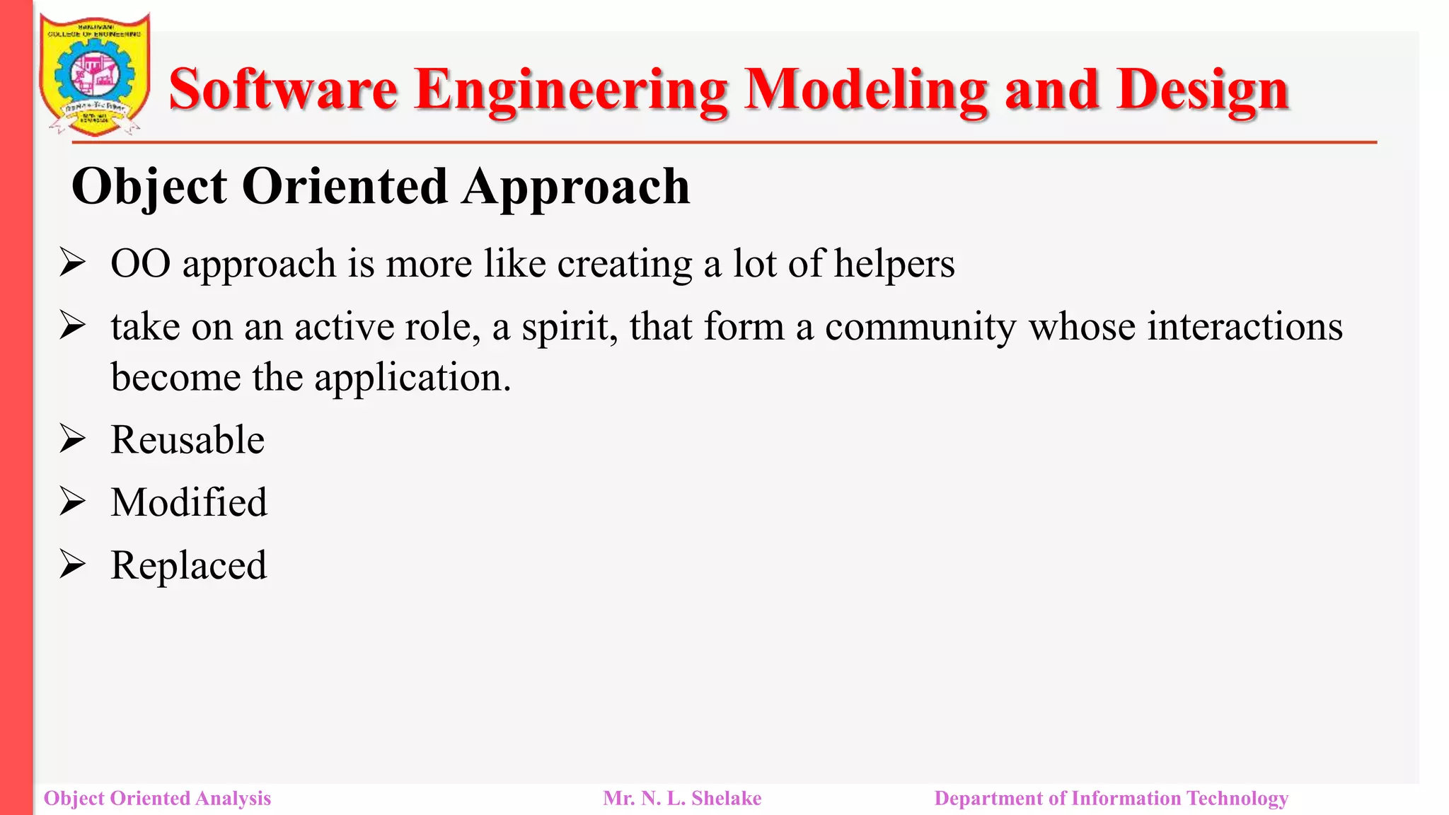 Unit 4 Object Oriented Analysis Pptx