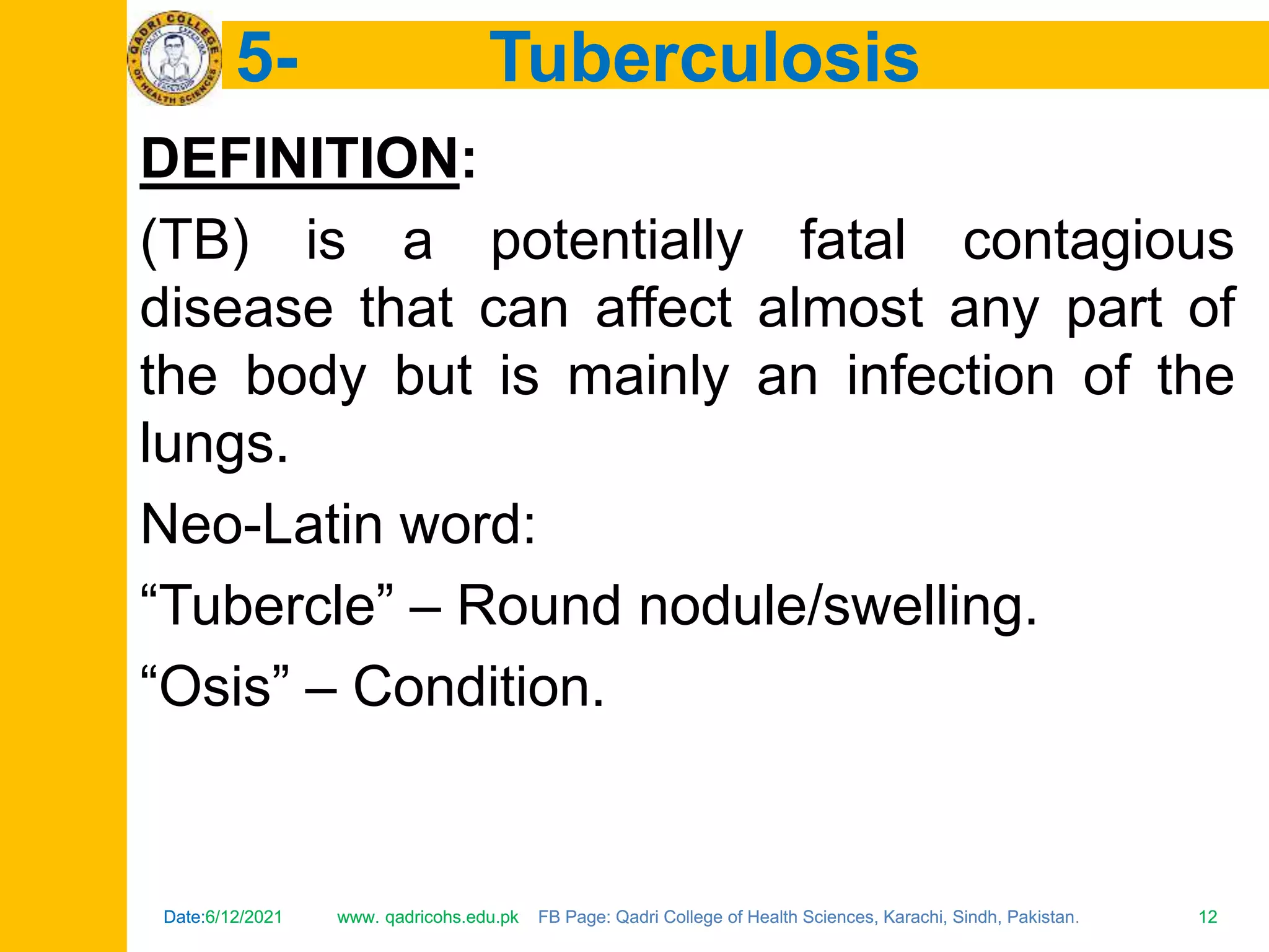 diseases diphtheria, tb, pertussis | PPTX