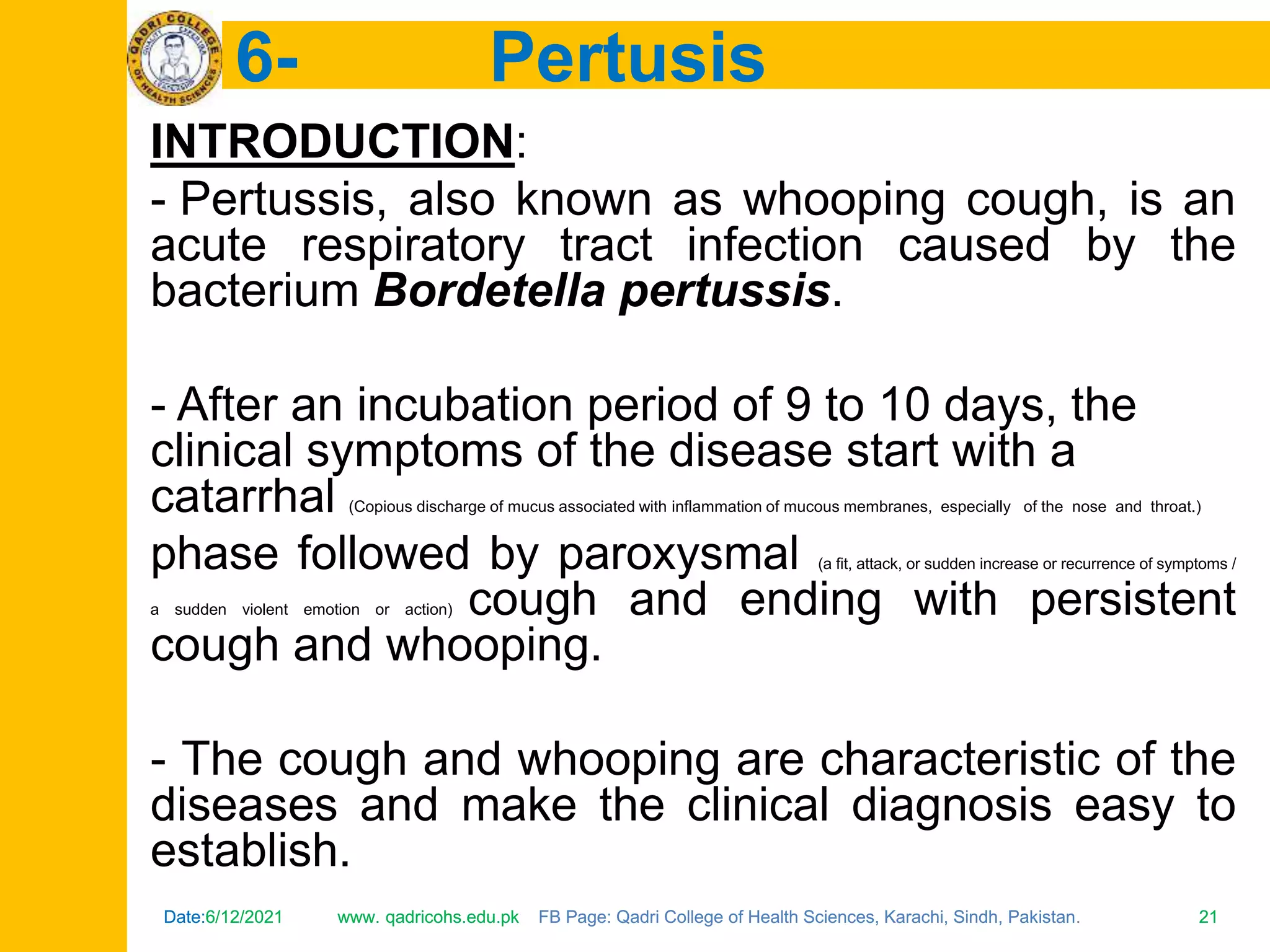 diseases diphtheria, tb, pertussis | PPTX