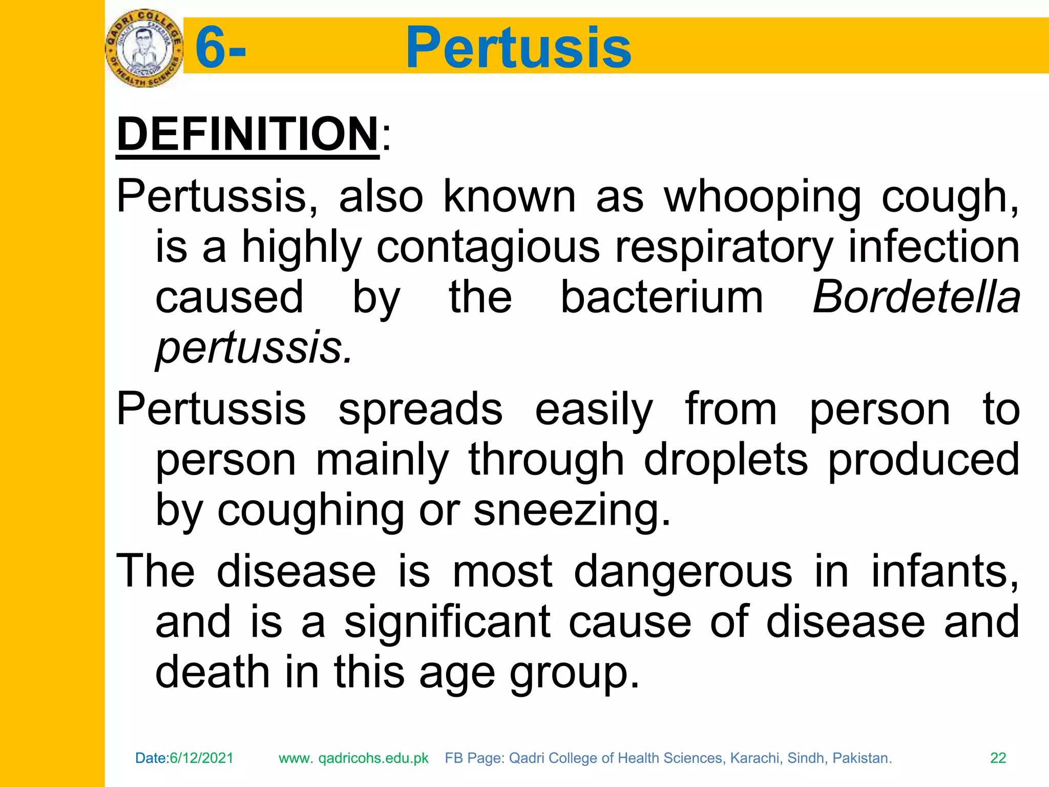 diseases diphtheria, tb, pertussis | PPTX