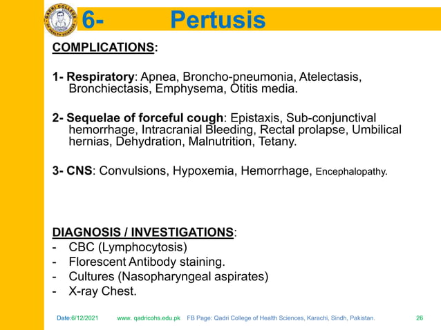 diseases diphtheria, tb, pertussis | PPTX | Ear, Nose and Throat Conditions | Diseases and ...