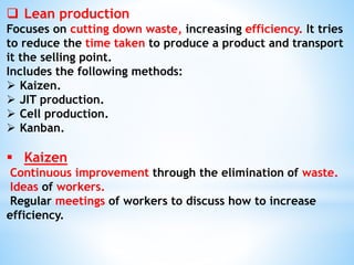 Unit 4 operation management lecture ppt | PPTX