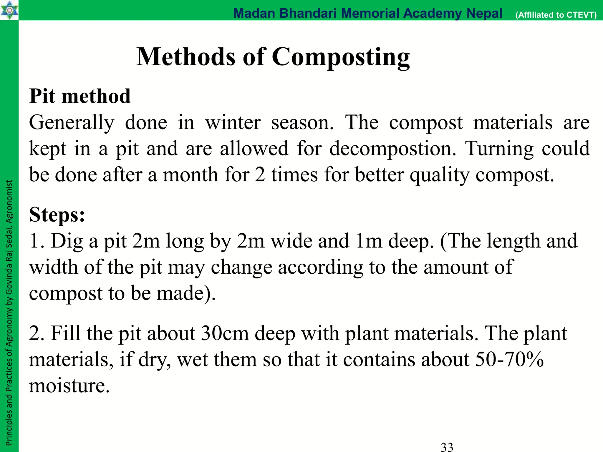 Unit 4 Organic Manures and fertilizer definition and its types.pptx