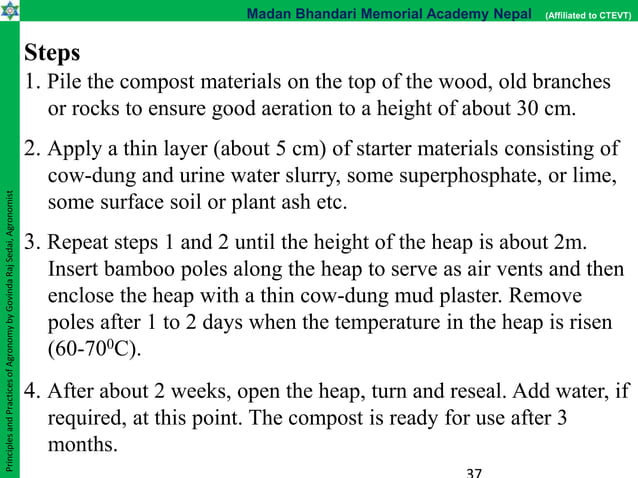 Unit 4 Organic Manures and fertilizer definition and its types.pptx