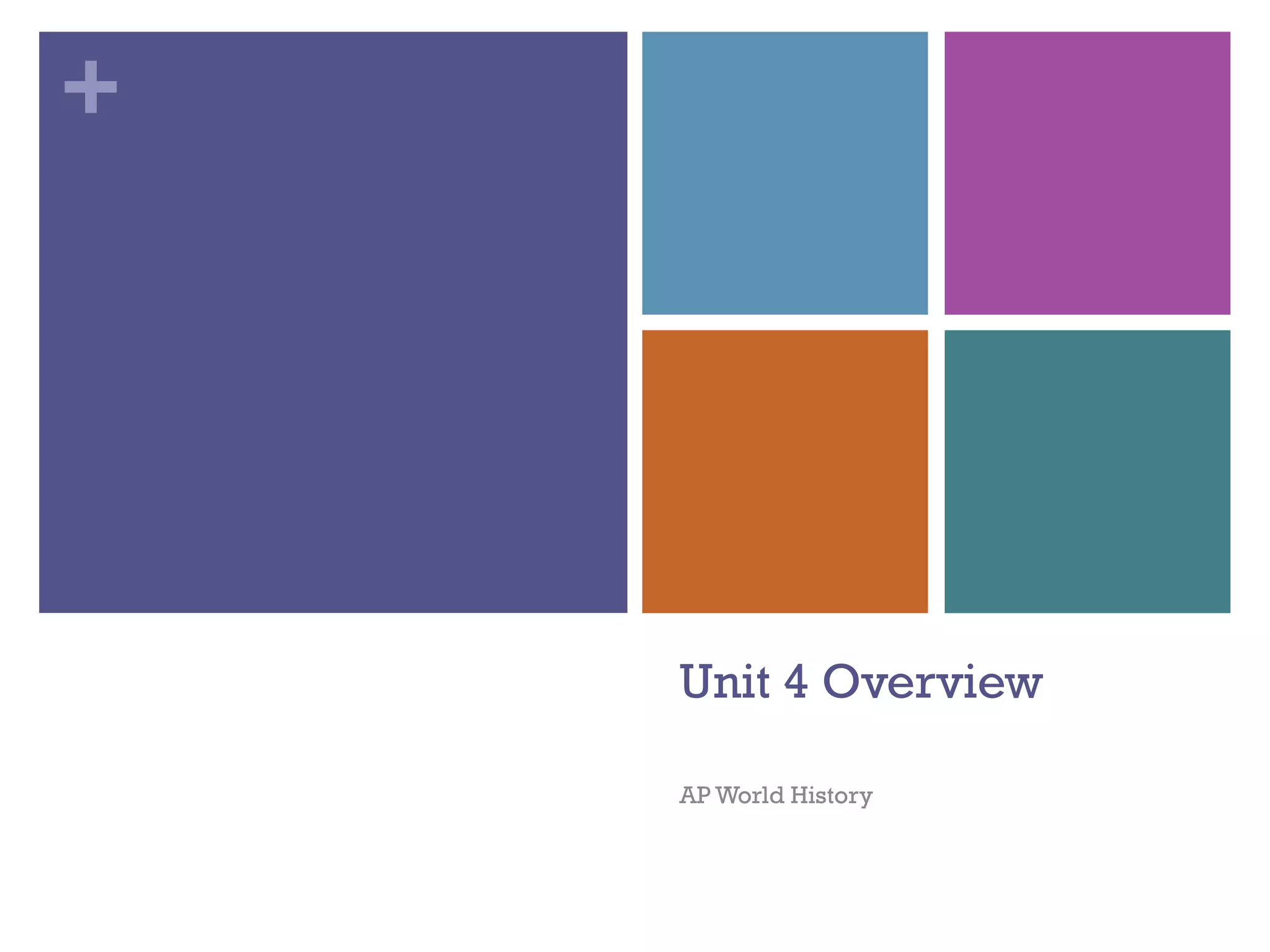 Unit 4 Overview | PPT
