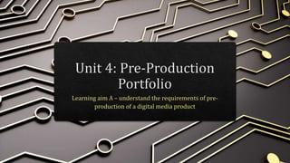Unit 4 Learning Aim A overview | PPT