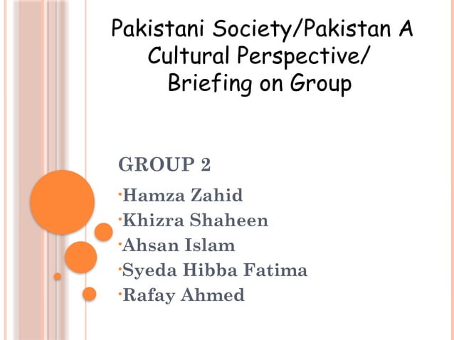 Unit 4 Pakistani Culture Group 2 Hamza.pptx | Islam | Religion ...
