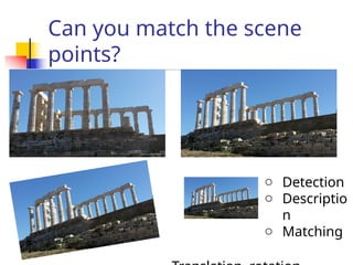 feature matching and model description .pptx