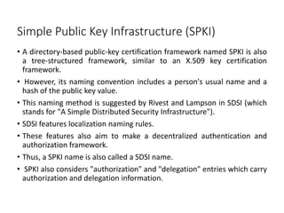 Unit 4 (Part II) - Authentication Framework for PKC.pptx