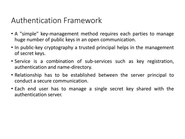Unit 4 (Part II) - Authentication Framework for PKC.pptx