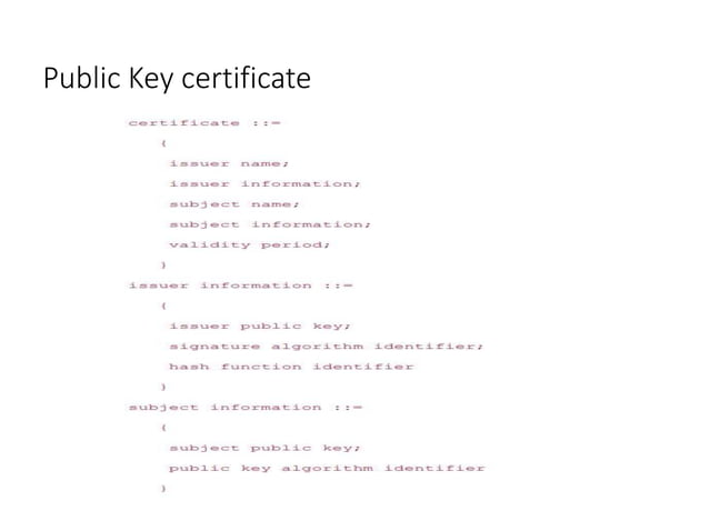 Unit 4 (Part II) - Authentication Framework for PKC.pptx