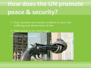 Unit 4 peace & security international relations | PPTX