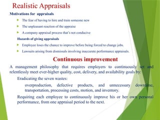 unit 4 Performance Appraisal for business | PPTX