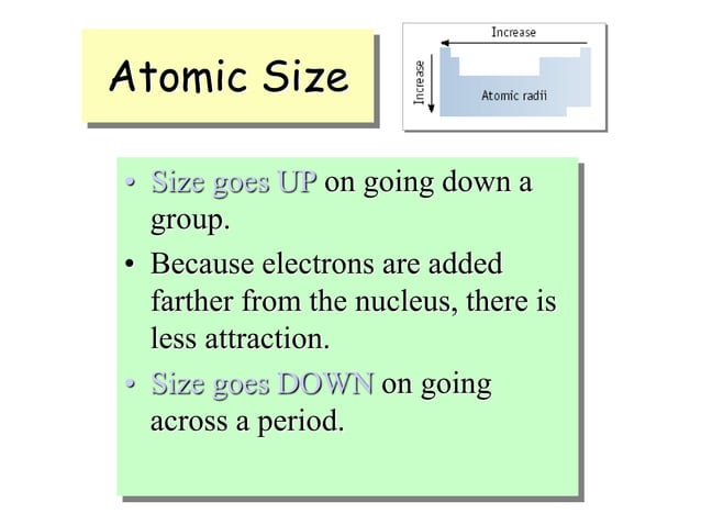 Unit 4 Periodic Trends.ppt | Chemistry | Science