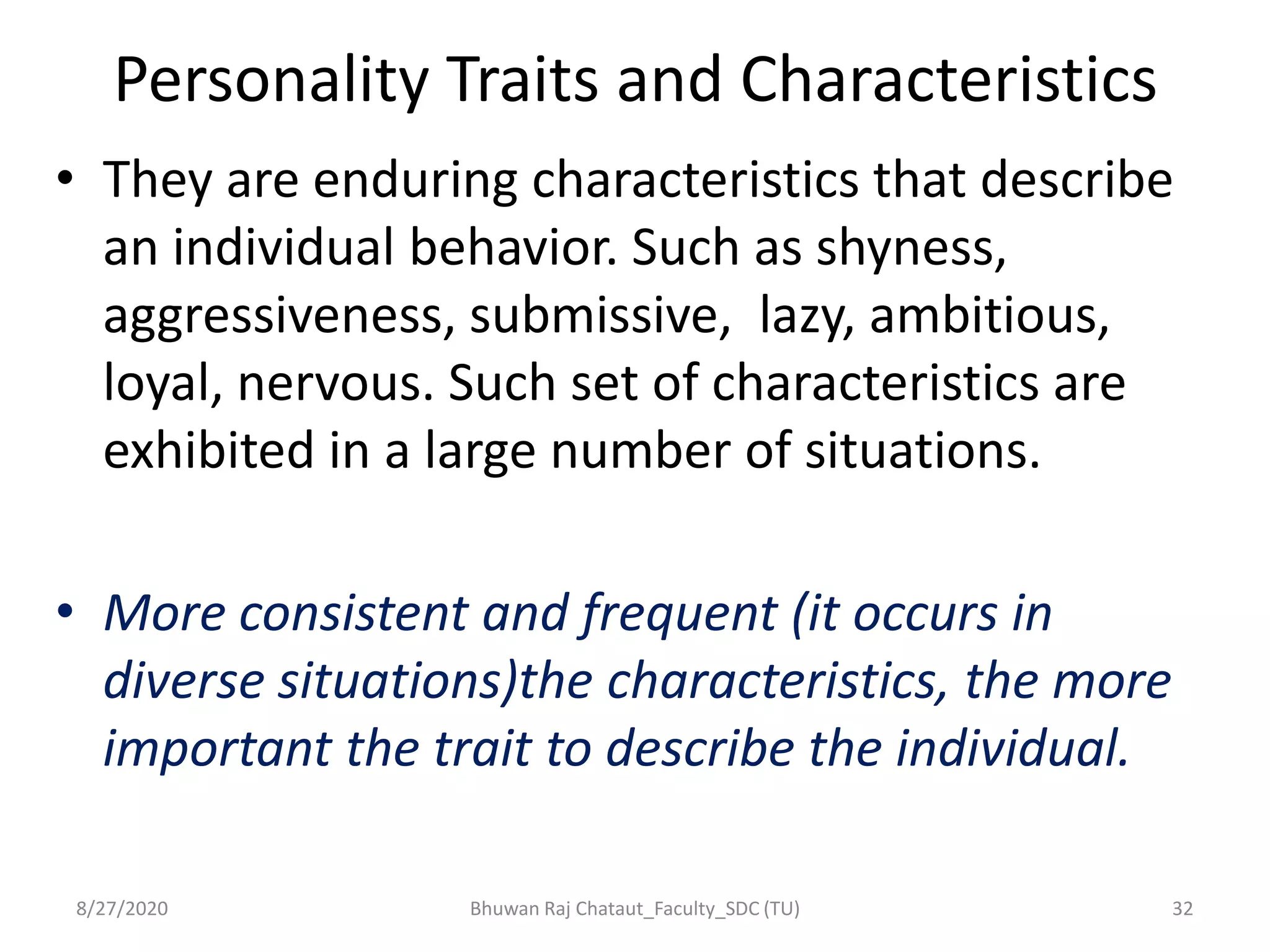 Unit 4 Personality & Attitudes | PDF