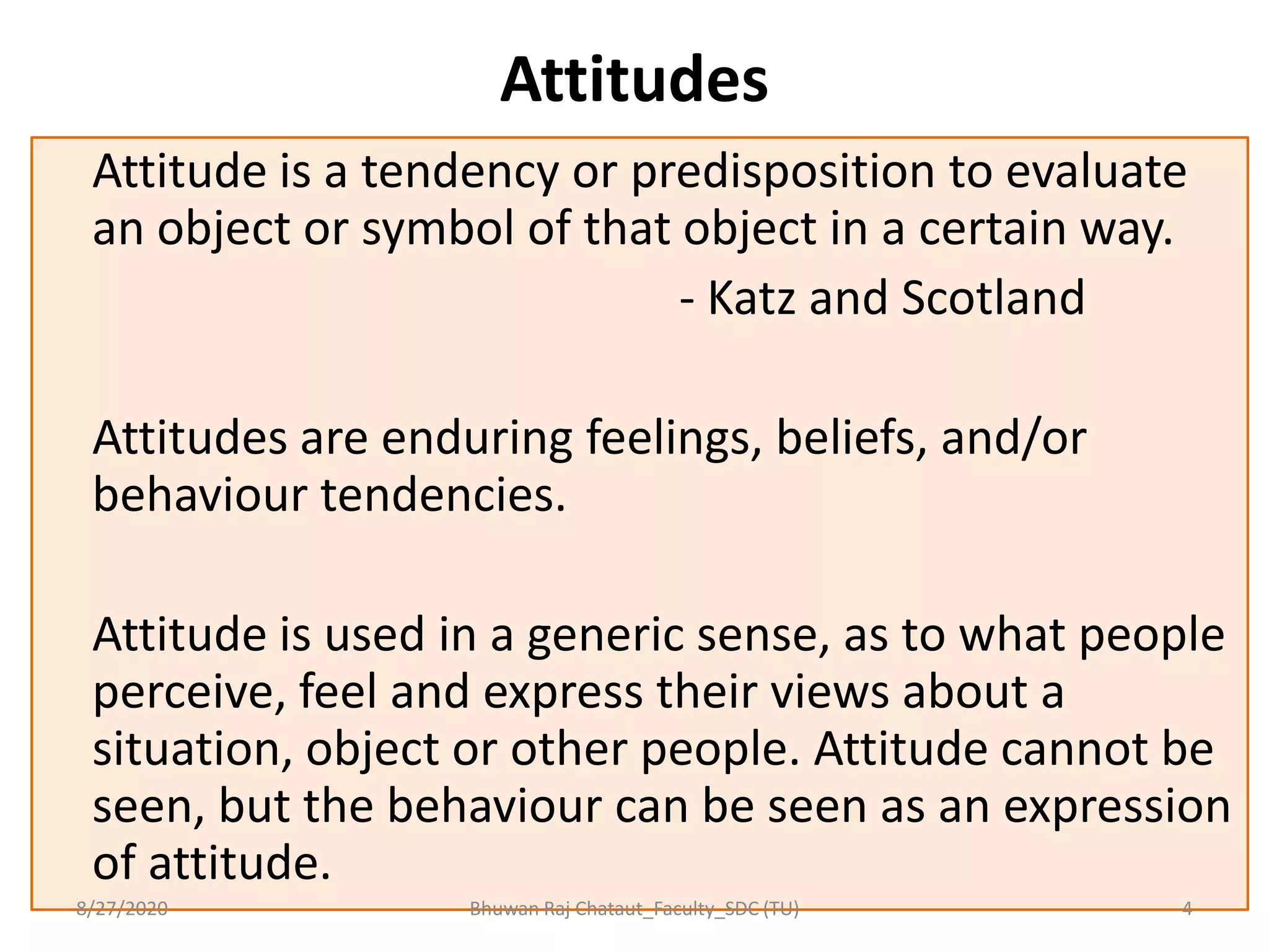 Unit 4 Personality & Attitudes | PDF