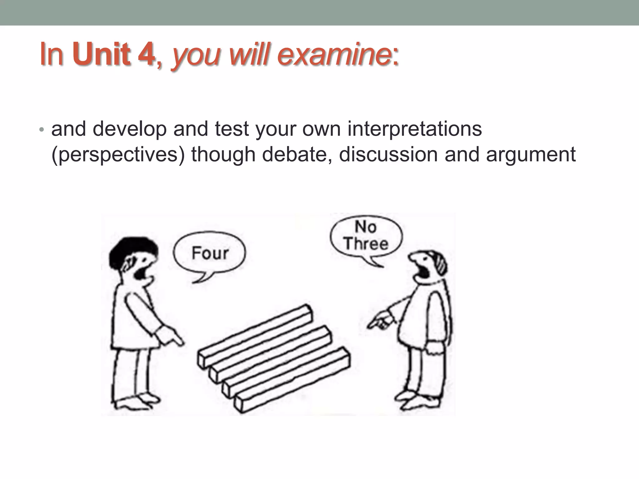 Unit 4 perspectives | PPT