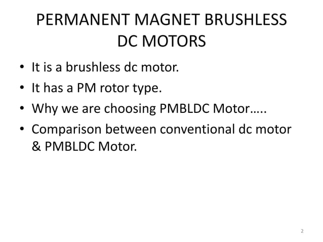 Unit 4 pmbldc1 | PPT | Free Download