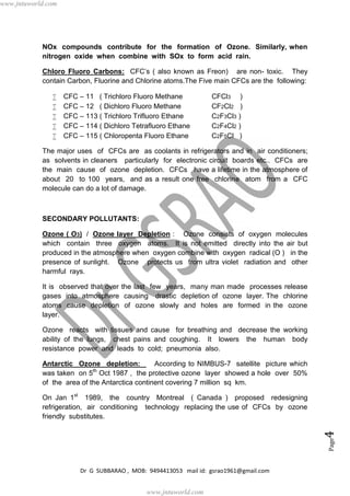 Unit 4 pollution_pdf | PDF | Indoor Environmental Quality | Home & Garden