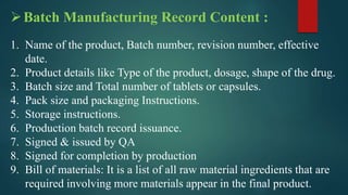 Documentation in pharmaceutical industry | PPTX